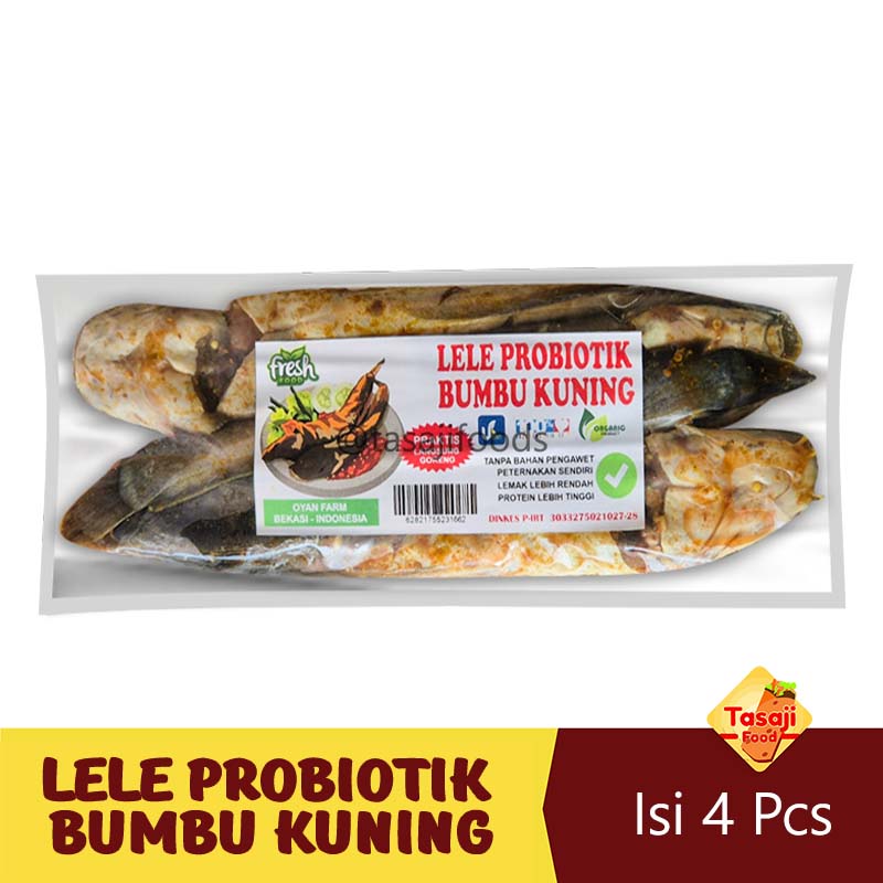 Lele Probiotik Bumbu Kuning Isi 4 Ekor - Fresh Food | Tasaji Food
