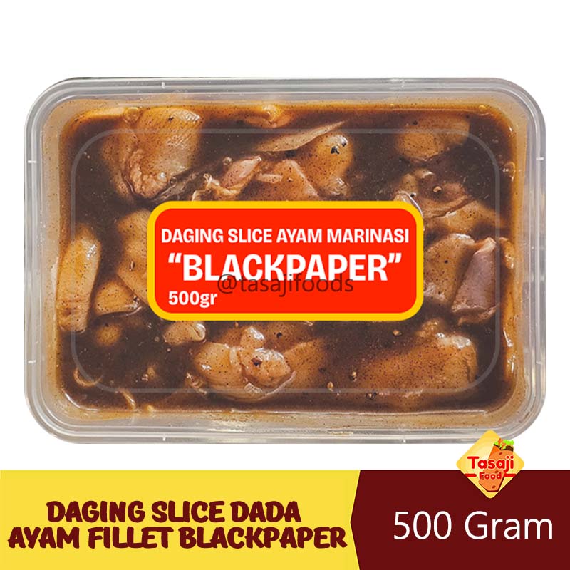 Daging Slice Dada Ayam Fillet 500gr BLACKPAPER | Tasaji Food