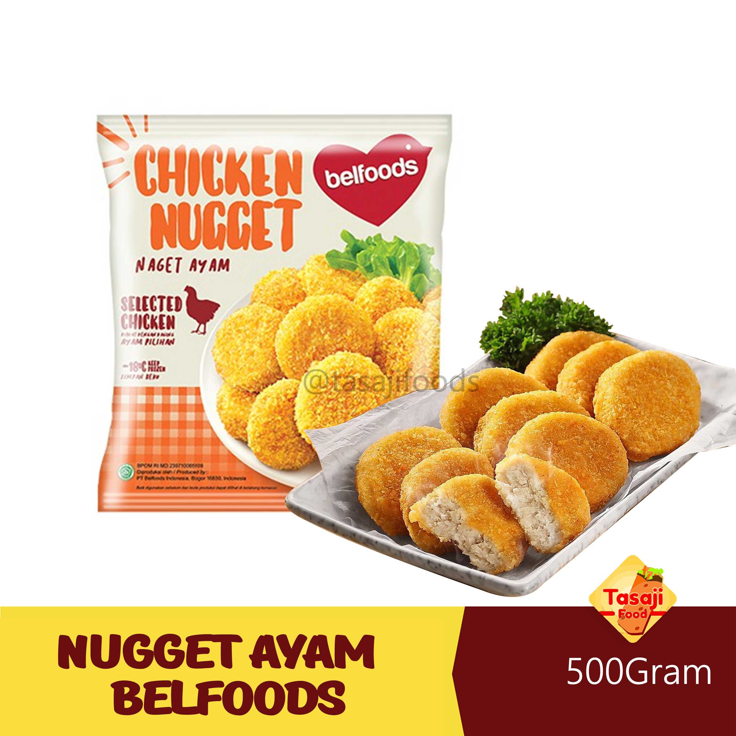 Belfoods Favorite Chicken Nugget 500 Gram | Tasaji Food