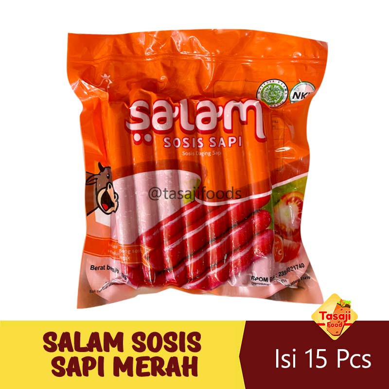 Salam Sosis Sapi Merah 500 Gram Beef Sausage | Tasaji Food