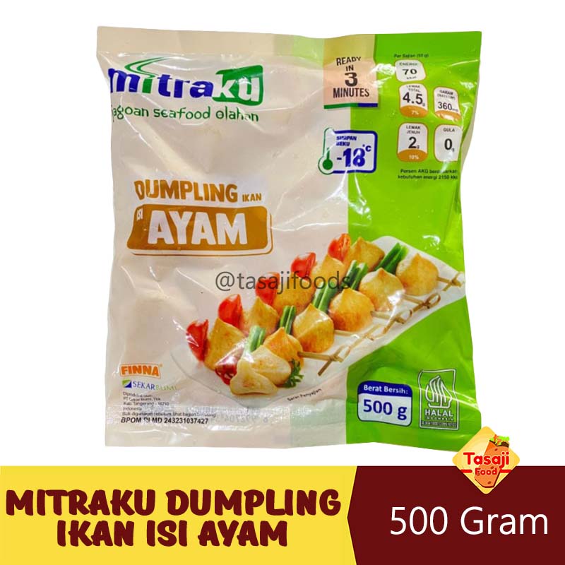 Mitraku Dumpling Ikan Isi Ayam 500 Gram | Tasaji Food