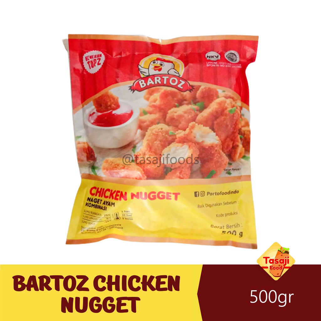 BARTOZ Chicken Nugget 500 Gram | Tasaji Food