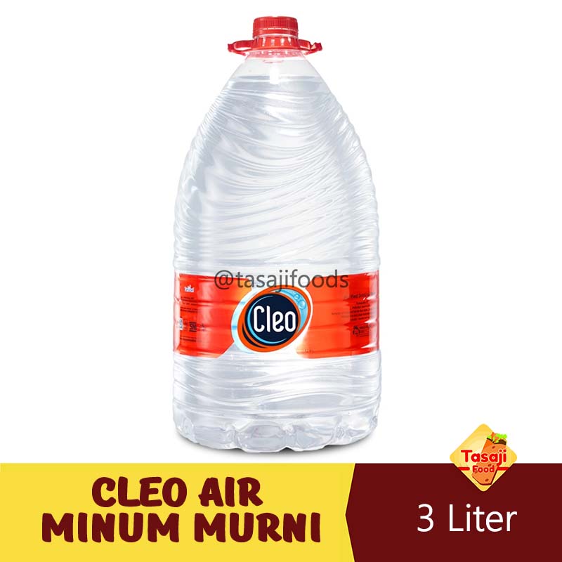 Cleo Air Minum Murni 3 Liter Galon | Tasaji Food