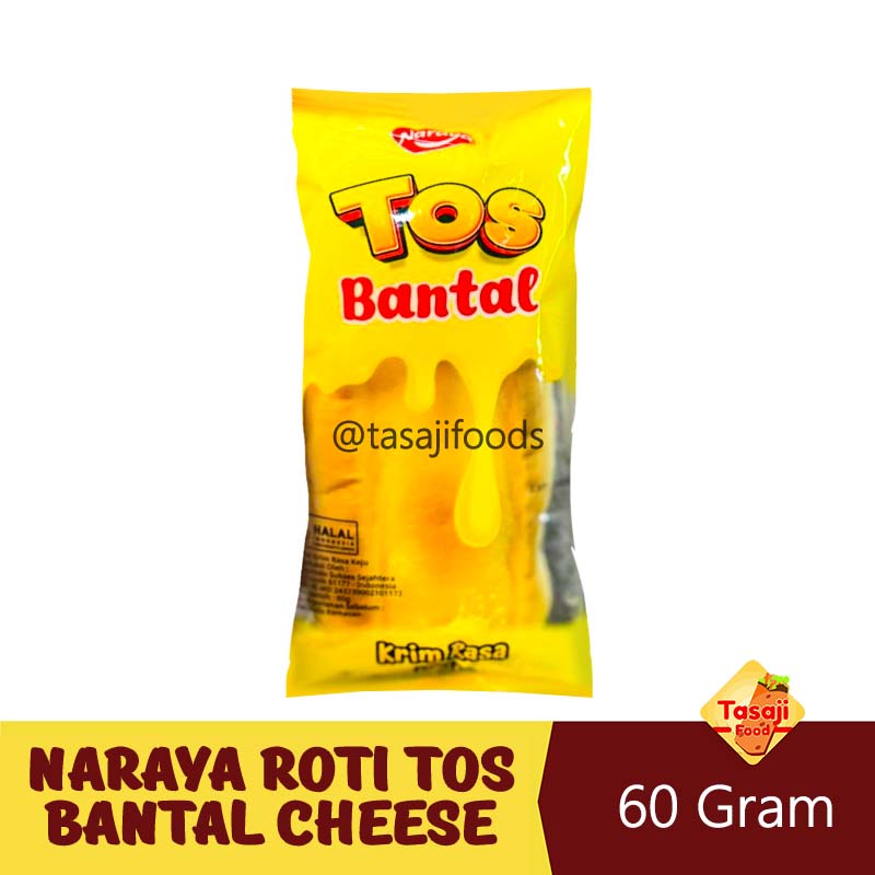 Naraya Tos Bantal Cheese 60 Gram Roti Isi Krim | Tasaji Food